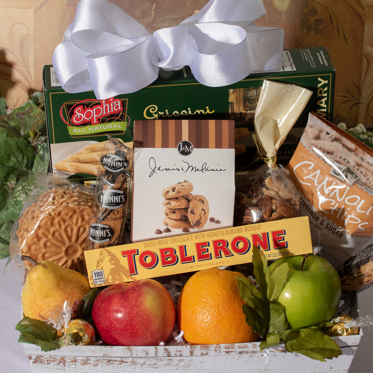 Delightful Assortment Fruit and Gourmet Gift Basket – Gift Baskets ...